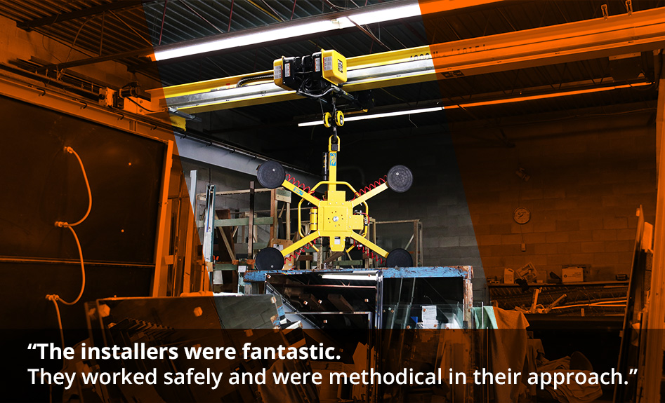Glass & Mirror Manufacturer Adds Crane, Improves Efficiency and Safety ...